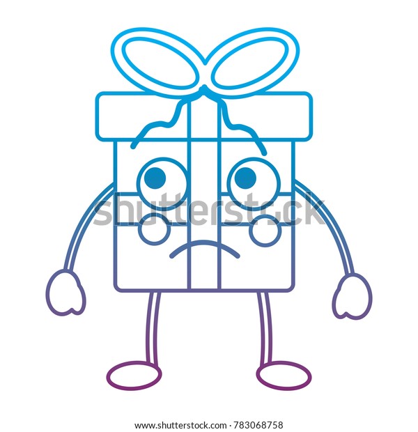 Gift Box Sad Crying Emoji Icon Stock Vector (Royalty Free) 783068758 ...