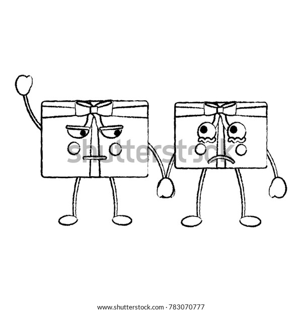 Gift Boxes Emoji Icon Image Stock Vector (Royalty Free) 783070777 ...