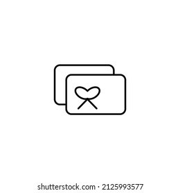 Gift Card Icons Symbol Vector Elements Stock Vector (Royalty Free ...