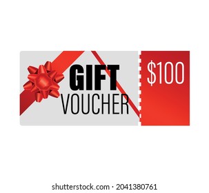 Gift Coupon Template Vector Illustration Banner Stock Vector (Royalty ...
