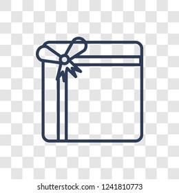 Gift Icon Trendy Linear Gift Logo Stock Vector (Royalty Free ...