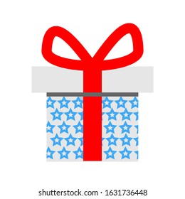 Gift Icon White Background Stock Vector (Royalty Free) 1631736448 ...