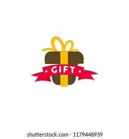 Gift Logo Template Stock Vector (Royalty Free) 1179448939 | Shutterstock
