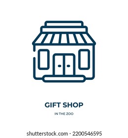 Gift Shop Icon Linear Vector Illustration Stock Vector (Royalty Free ...