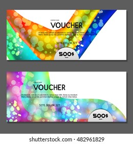 Gift Voucher Vector Illustration Stock Vector (Royalty Free) 482961829 ...