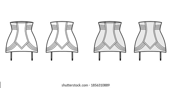 184 Vintage girdles Stock Vectors, Images & Vector Art | Shutterstock