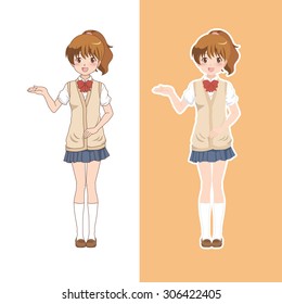 Girl Guide Stock Vector (Royalty Free) 306422405 | Shutterstock