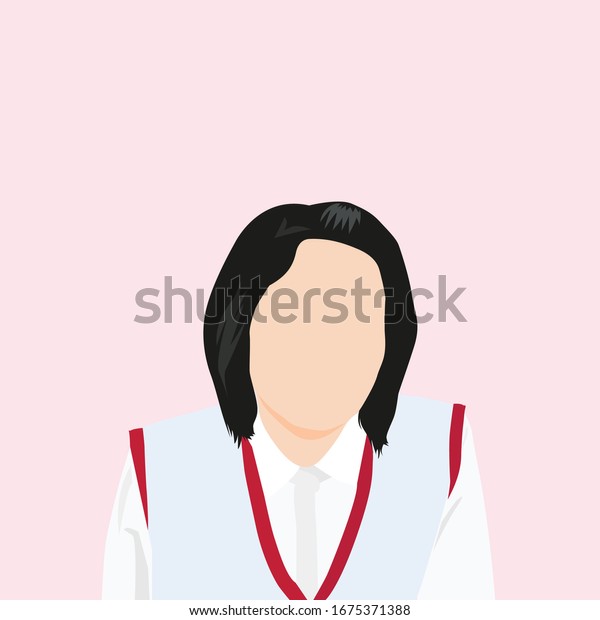 Girl Half Body Without Face Stock Vector (Royalty Free) 1675371388 ...