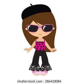 Girl Vector Illustration Stock Vector (Royalty Free) 286418084 ...