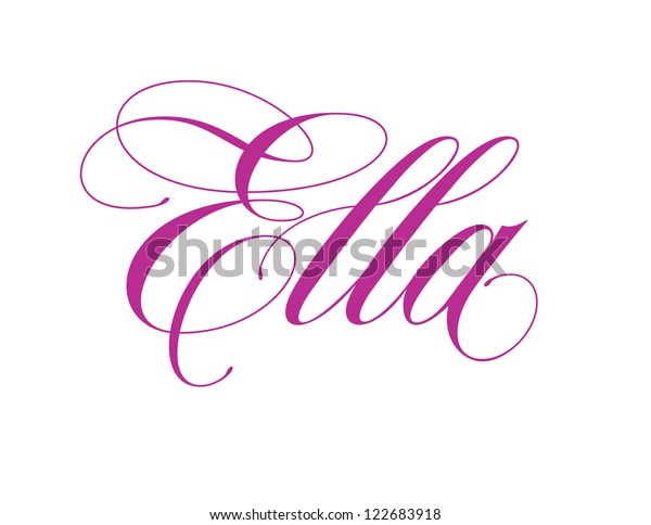 100 imágenes de Ella lettering - Imágenes, fotos y vectores de stock ...