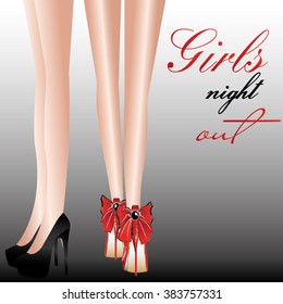 Girls Night Out Stock Vector (Royalty Free) 383757331 | Shutterstock