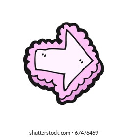 Girly Decorative Arrow Cartoon Stock Vector (Royalty Free) 67476469 ...