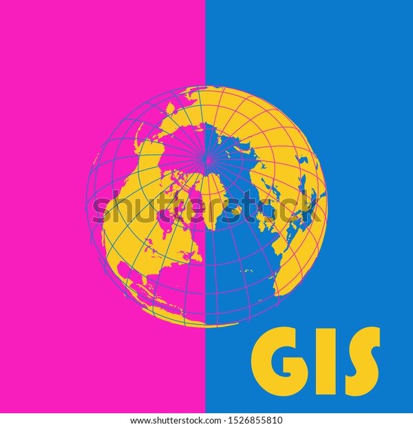 Gis Day Banner Two Colors Stock Vector (Royalty Free) 1526855810 ...