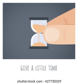 Give Little Time Stock Vector (Royalty Free) 427730329 | Shutterstock