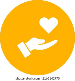Give Love Icon Vector Image Can Stock Vector (Royalty Free) 2165142975 ...