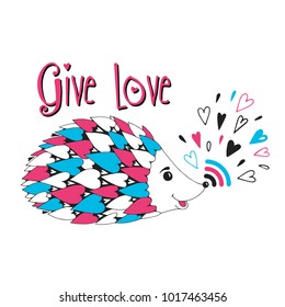 Give Love Vector Illustration Stock Vector (Royalty Free) 1017463456 ...