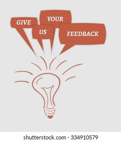 70 Give us your feedback Images, Stock Photos & Vectors | Shutterstock