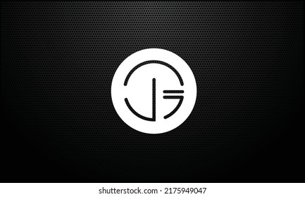 Gjjg Abstract Letters Logo Monogram Stock Vector (Royalty Free ...