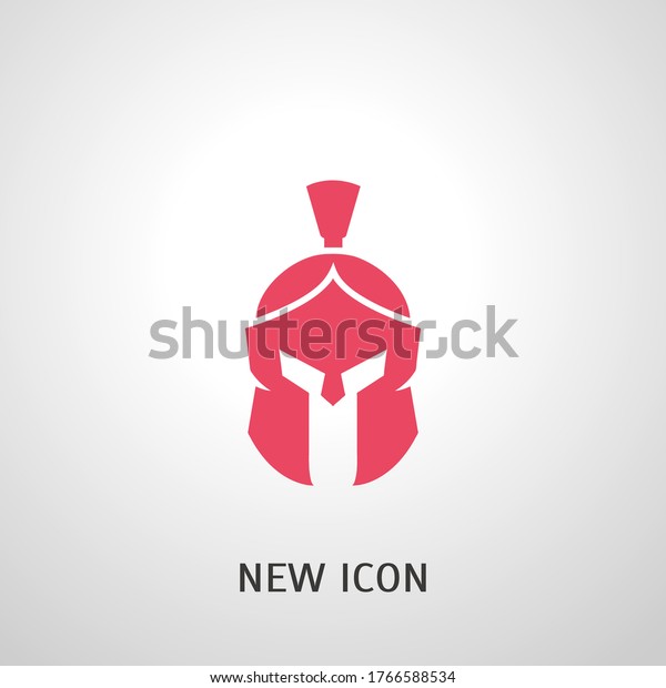 Gladiators Helmet Icon Vector Illustration Eps Stock Vector (Royalty ...