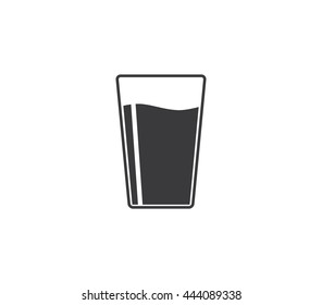 Glass Cup Icon Water Glass Vector Stock Vector (Royalty Free) 444089338 ...