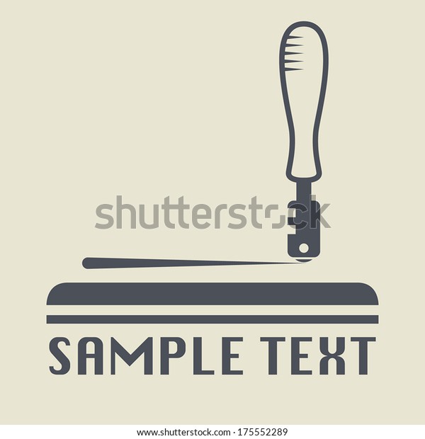 Glass Cutter Icon Sign Vector Illustration Stock Vector (Royalty Free ...