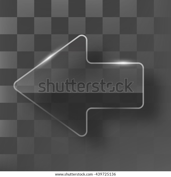 Glass Elements Transparent Symbols Any Background: เวกเตอร์สต็อก (ปลอด ...