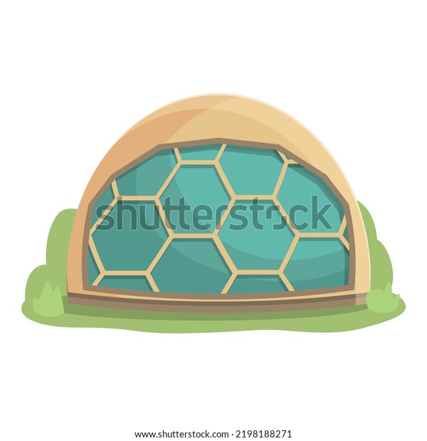 Glass House Icon Cartoon Vector Luxury Stock Vector (Royalty Free ...
