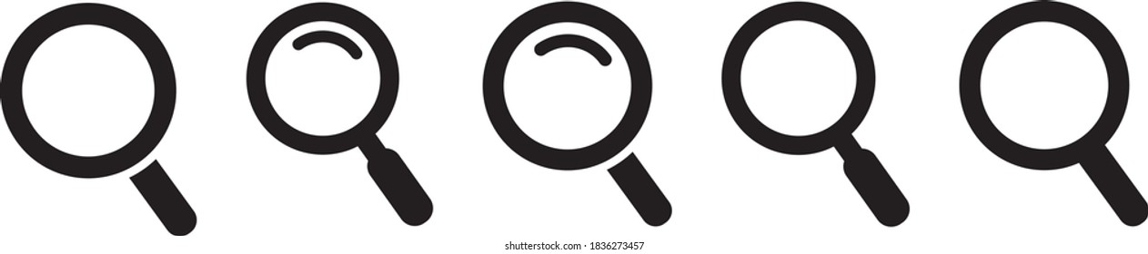 Glass Icon Illustration Inspect Vector Stock Vector (Royalty Free ...