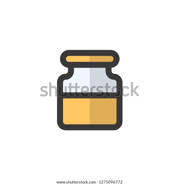 Glass Jar Icon Jam Jar Logo Stock Vector (Royalty Free) 1275096772 ...