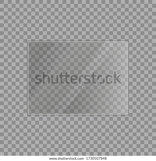 Glass On Transparent Background Realistic Transparent Stock Vector ...