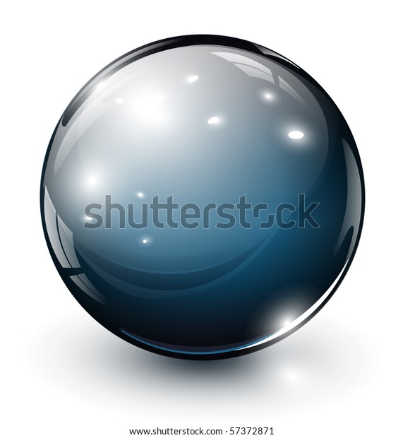 Glass Sphere 3d Vector Illustration: เวกเตอร์สต็อก (ปลอดค่าลิขสิทธิ์ ...