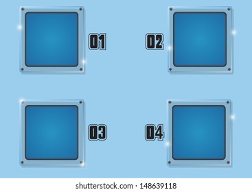 Glass Template Design Stock Vector (Royalty Free) 148639118 | Shutterstock