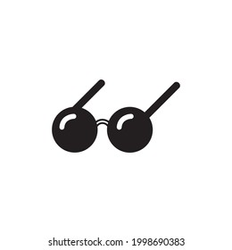 Glasses Icon Black Vector Symbol Stock Vector (Royalty Free) 1998690383 ...