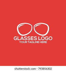 Glasses Logo Design Stock Vector (Royalty Free) 793856302
