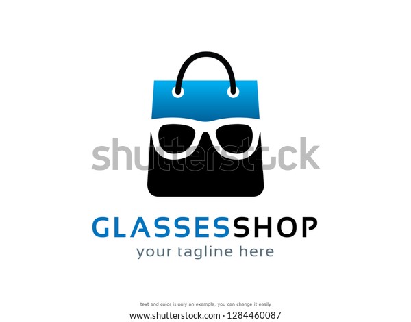 Glasses Shop Logo Template Design Vector Stock Vector (Royalty Free ...
