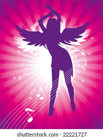 456 Angel sexy silhouettes vector Images, Stock Photos & Vectors ...