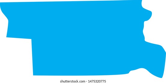 Glenn County Map State California Stock Vector (Royalty Free ...