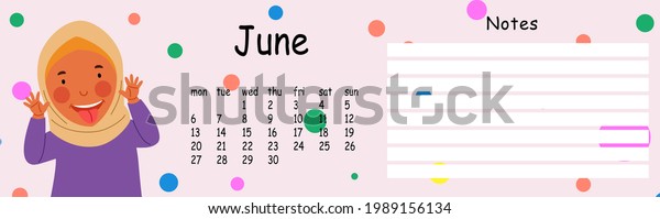 Glider Wall Calendar Template Year 2022 Stock Vector (Royalty Free ...