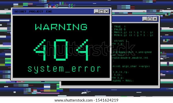 Glitched Defaced Screen Vhs Rainbowing Moire Stock Vector (Royalty Free ...