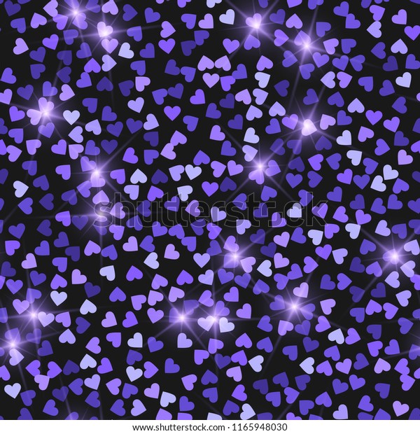 Glitter Seamless Texture Actual Purple Particles Stock Vector (Royalty ...