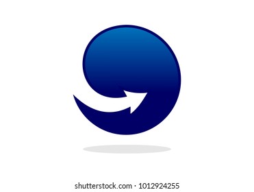 Global Arrow Logo Stock Vector (Royalty Free) 1012924255 | Shutterstock