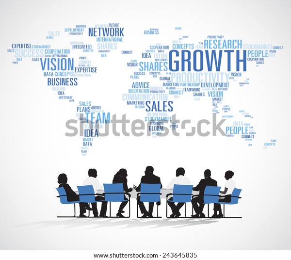 Global Business Stock Vector (Royalty Free) 243645835