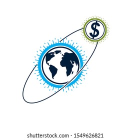 Global Business Creative Logo Unique Vector Stock Vector (Royalty Free ...