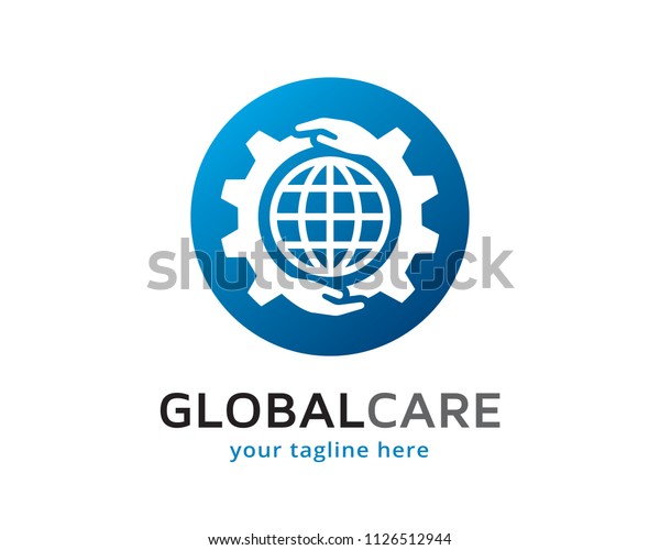 Global Care Logo Design Template Stock Vector (Royalty Free) 1126512944 ...
