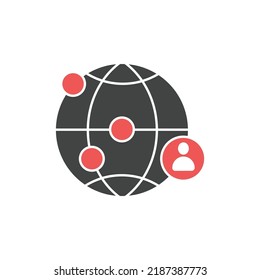 Global Communication Icons Symbol Vector Elements Stock Vector (Royalty ...