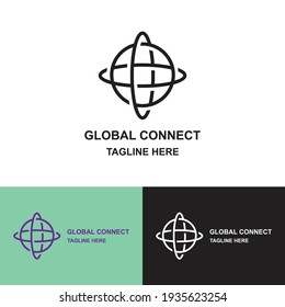 Global Connect Logo Design Template Stock Vector (Royalty Free ...