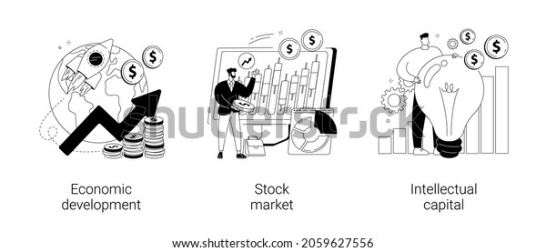 Global Economy Abstract Concept Vector Illustration Stock Vector ...
