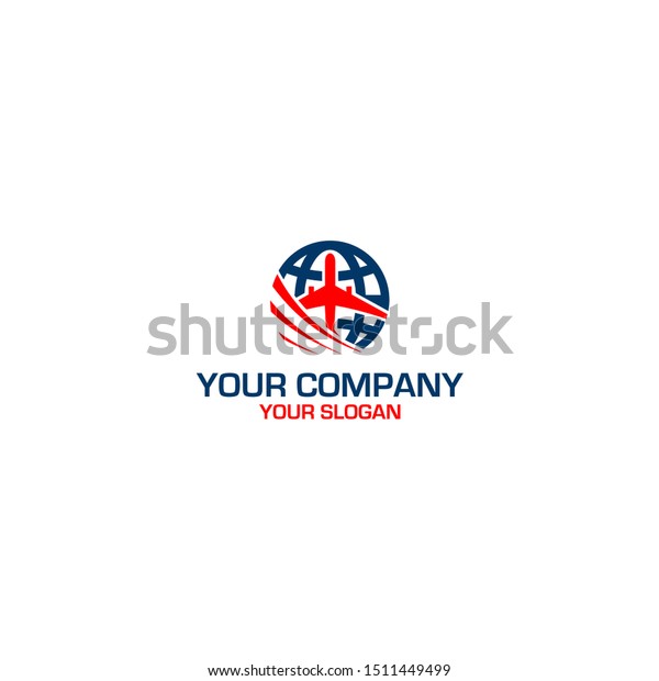 Global Express Plane Logo Design Vector Stock Vector (Royalty Free ...