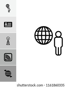 Global Icon Collection 6 Global Filled Stock Vector (Royalty Free ...