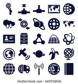 Global Icons Set Set 16 Global Stock Vector (Royalty Free) 713669626